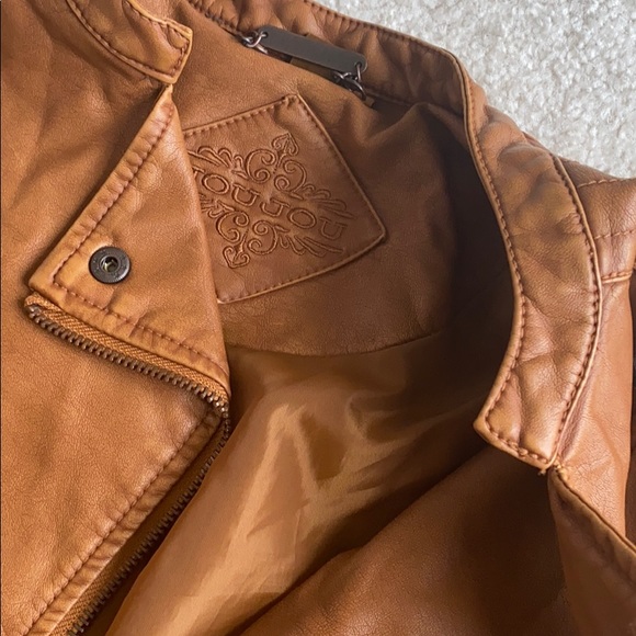 Jackets & Coats | Chestnut Faux Leather Jacket Xs | Poshmark